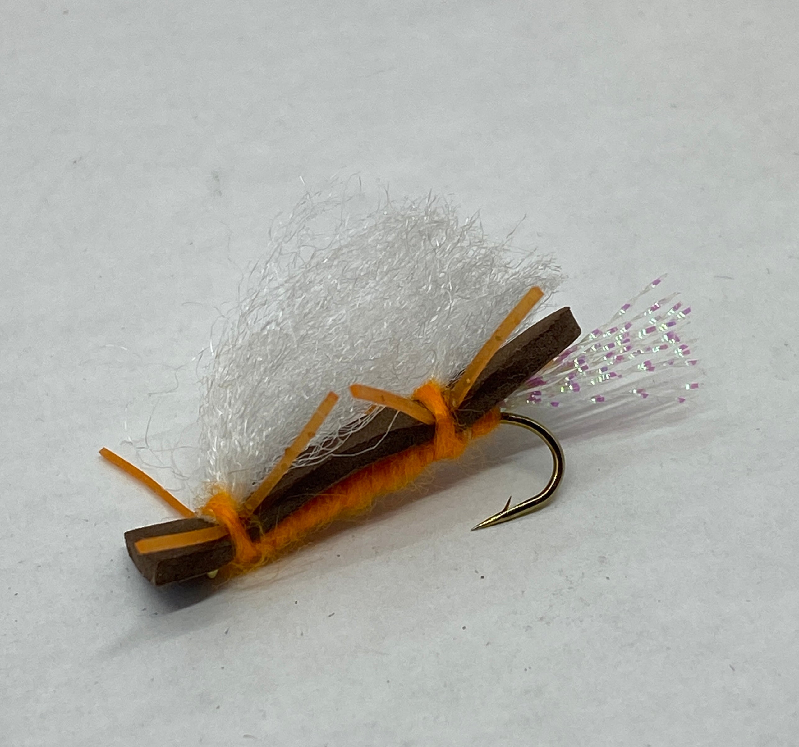One Dozen (12) Chubby Chernobyl Brown/Gold, Terrestrial- Strike Fly Co
