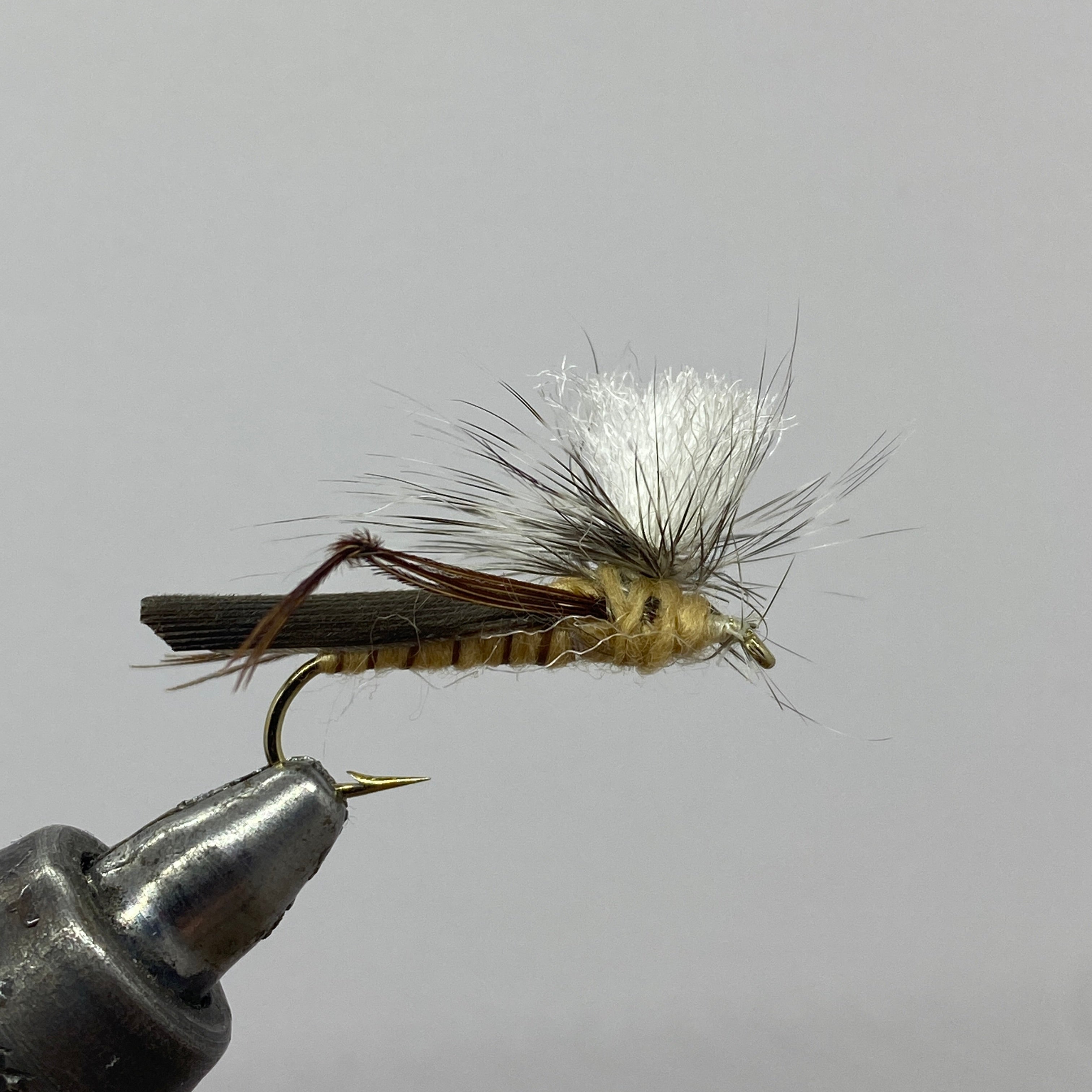 One Dozen (12) - Schroeder's Hopper - Tan - Terrestrial – Strike Fly