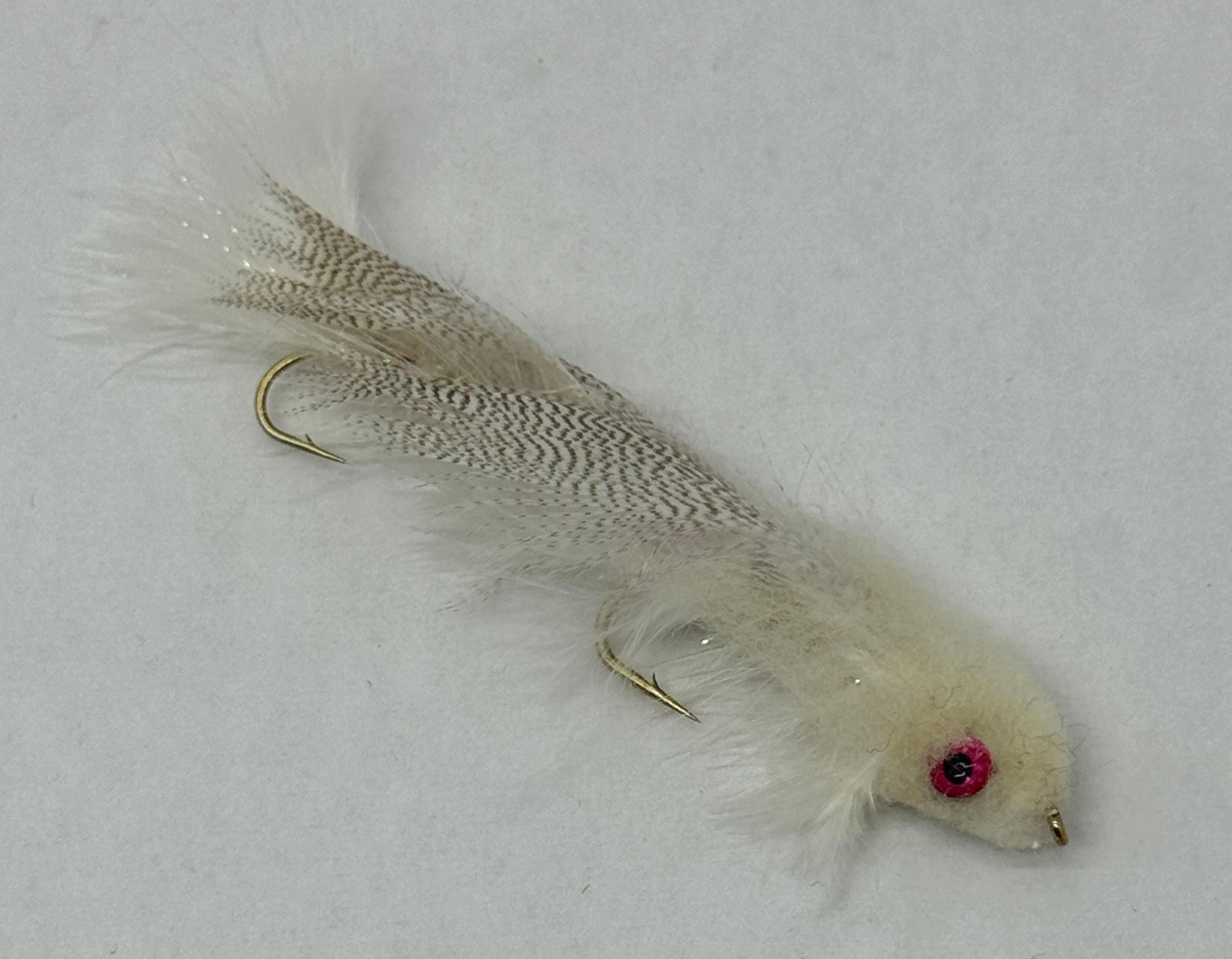 Articulated Boogie Man - White - Articulated Streamer – Strike Fly