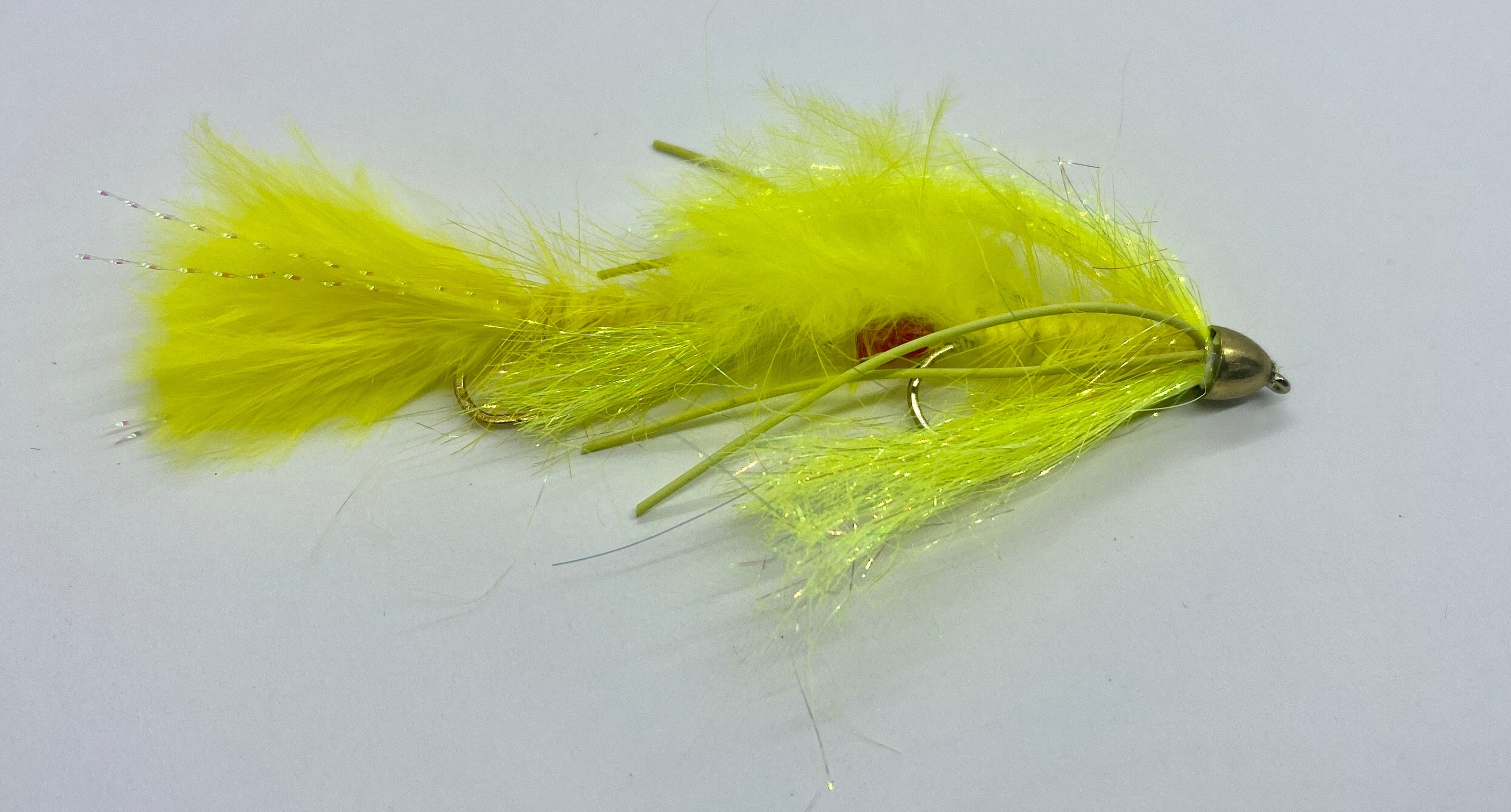Articulated Sparkle Minnow - Yellow – Strike Fly