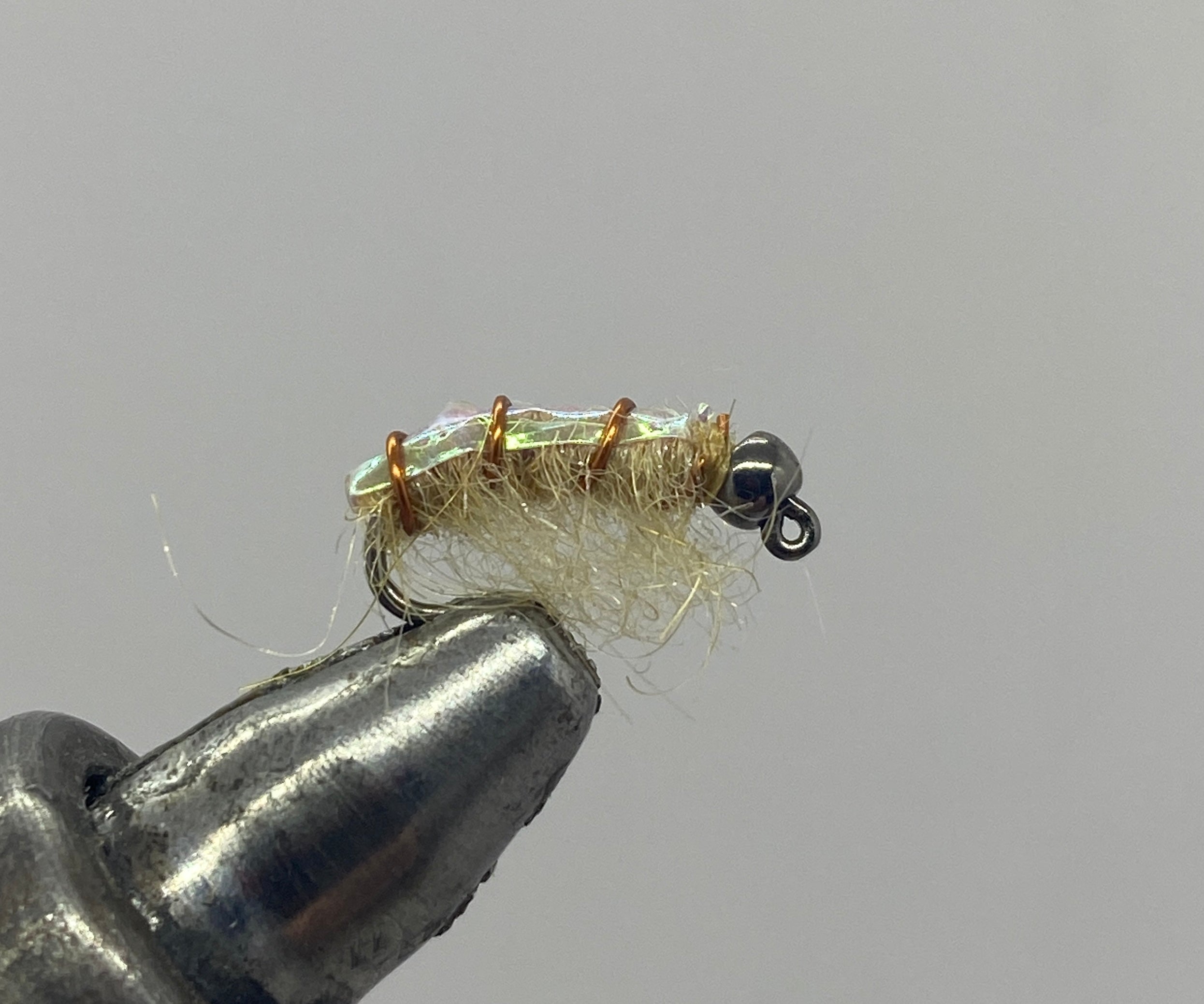 Tungsten Jig Scud - Cream - Nymph – Strike Fly