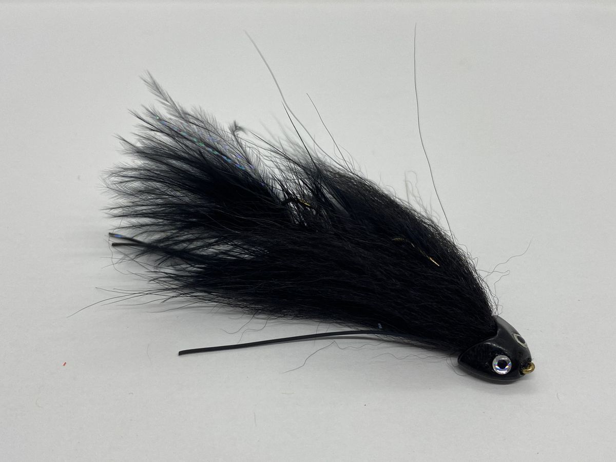 Headbanger Sculpin Black Articulated Streamer- Strike Fly Company