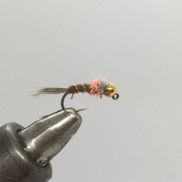 Tungsten Beadhead Jig - Frenchie - UV Peach - Nymph – Strike Fly