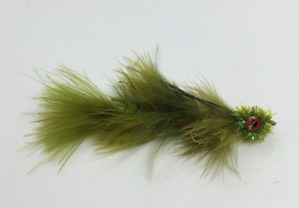 Articulated Tips Up - Olive - Articulated Streamer – Strike Fly