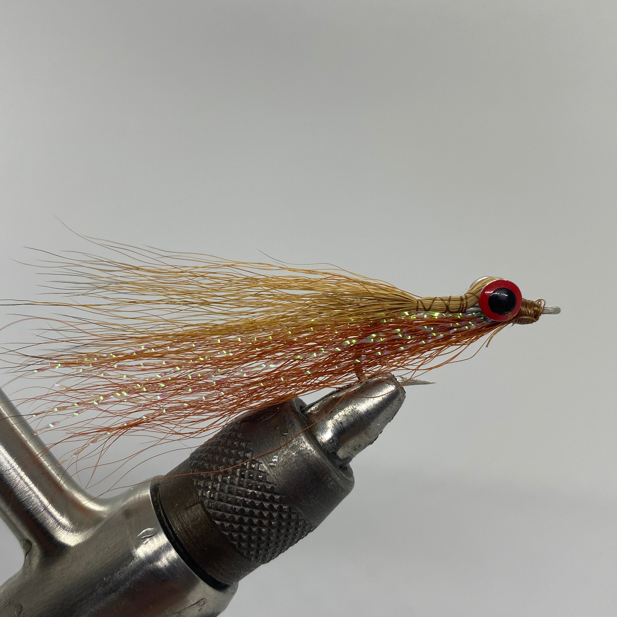 Six (6) - Clouser Minnow - Brown/Tan - Streamer – Strike Fly