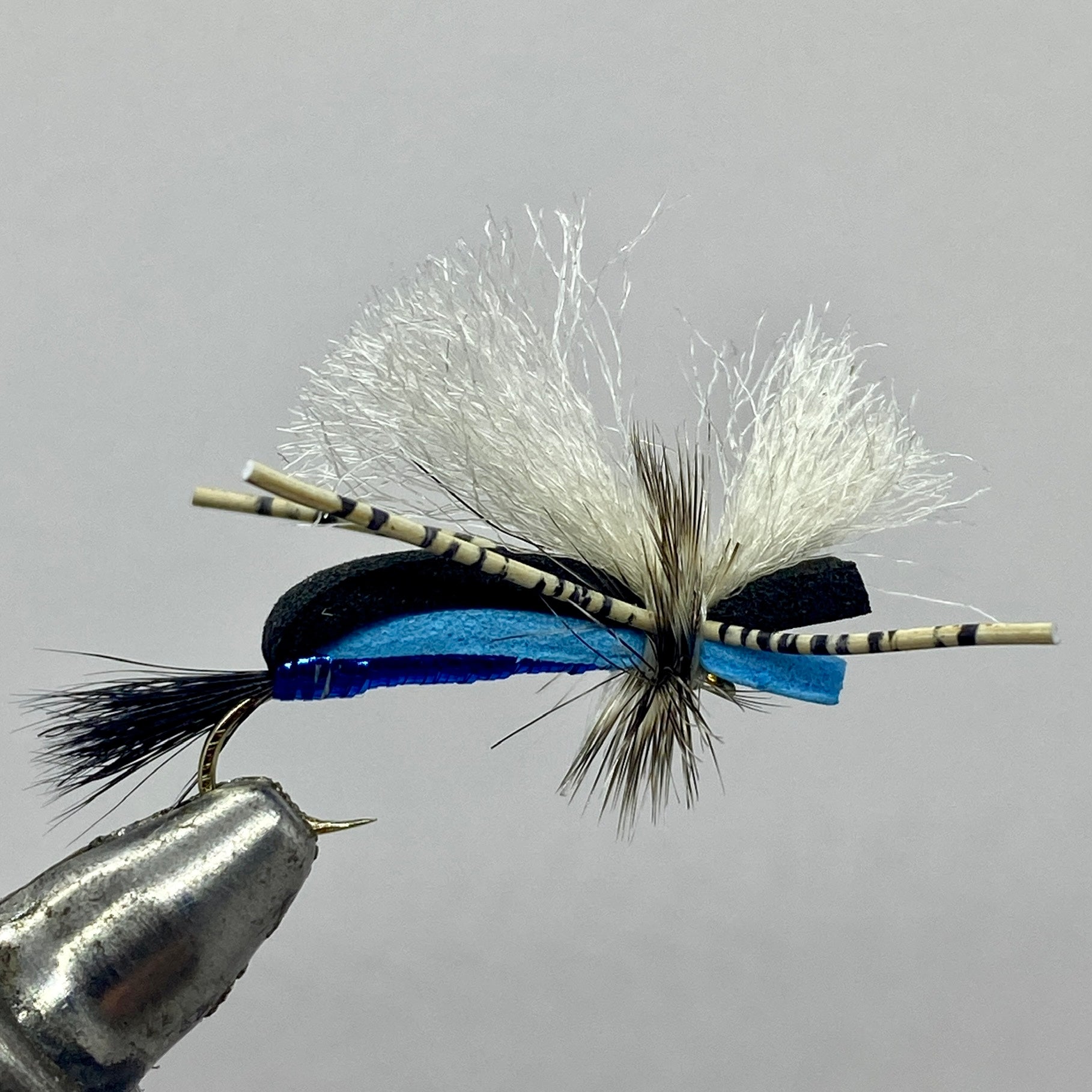 One Dozen (12) - Hippie Stomper - Blue - Dry Fly – Strike Fly