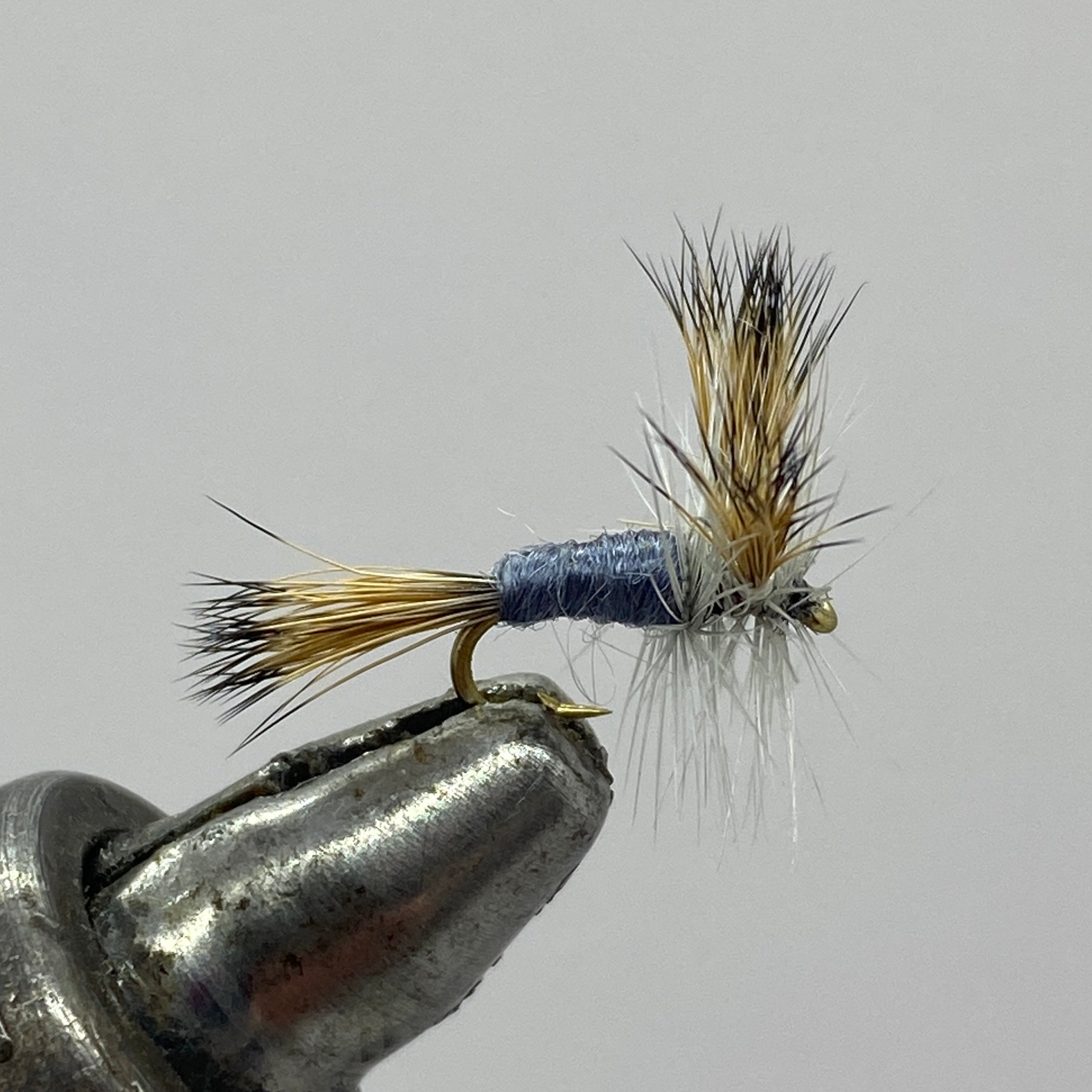 One Dozen (12) - Grey Wulff - Dry Fly – Strike Fly