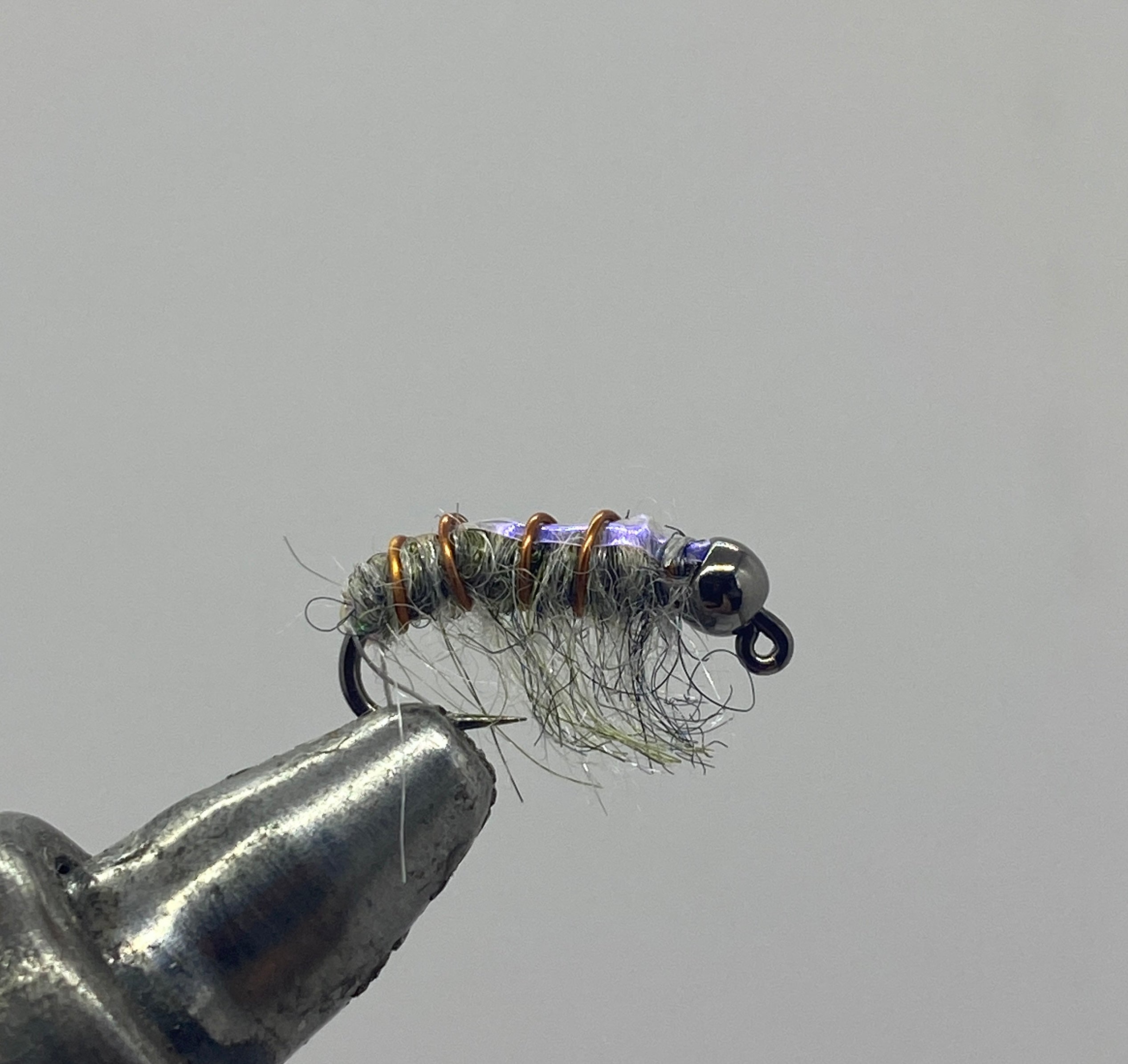 Tungsten Jig Scud - Dark Grey - Nymph – Strike Fly