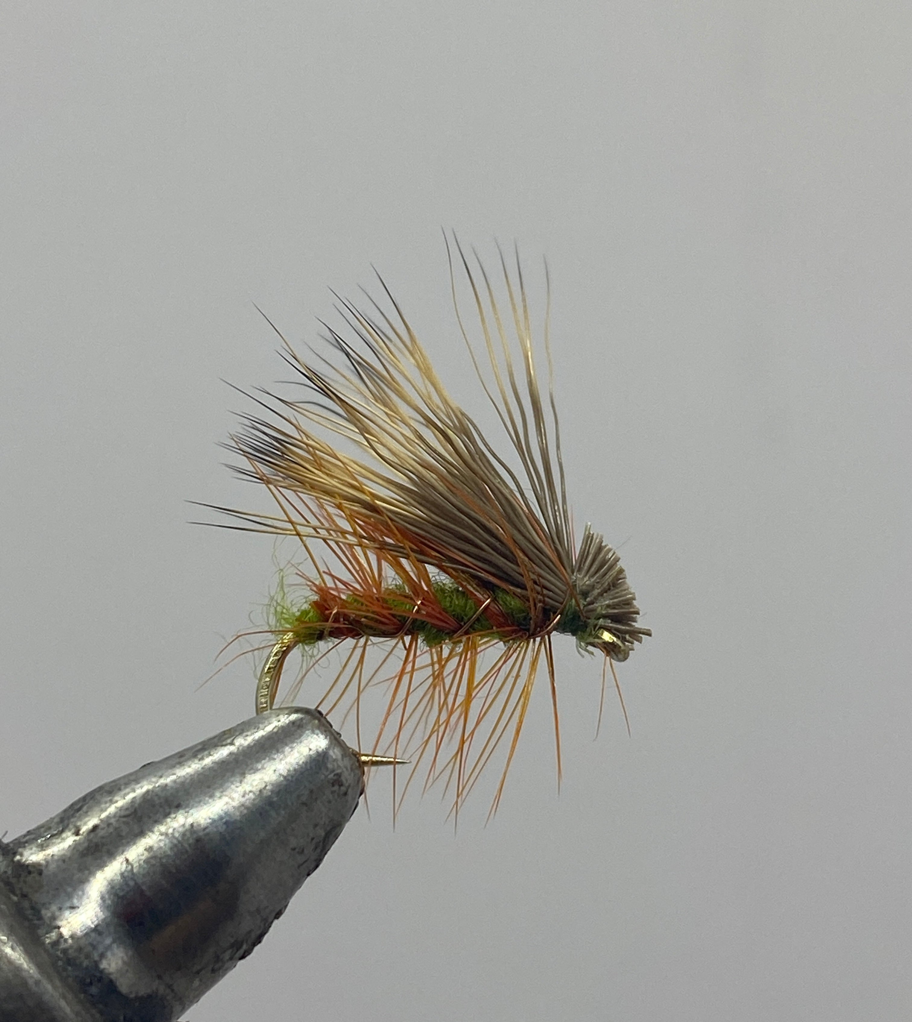 One Dozen (12) - Elk Hair Caddis - Olive - Dry Fly – Strike Fly
