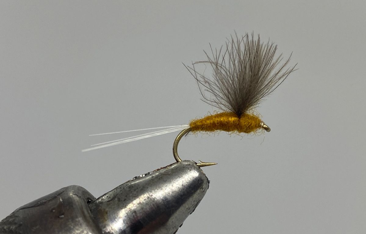 One Dozen (12) - CDC Sulphur Comparadun - Dry Fly – Strike Fly