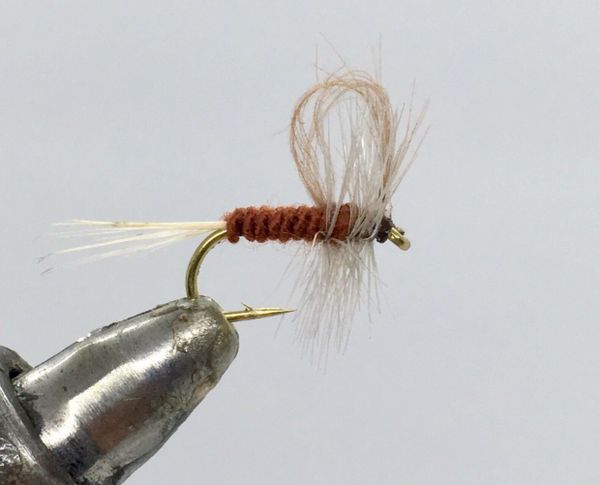 One Dozen (12) - CDC Loop Wing Hendrickson Emerger - Dry Fly – Strike Fly