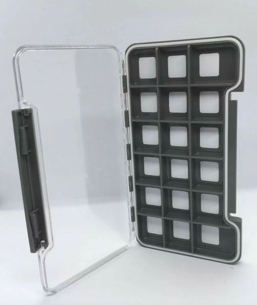 Large Slim Magnetic 18 Compartment Fly Box – Strike Fly