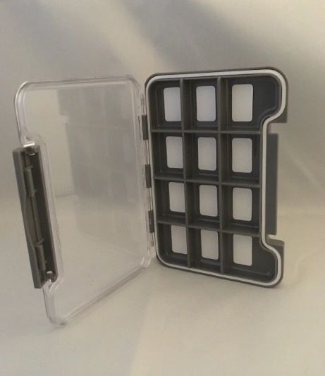Small Slim Waterproof 12 Compartment Magnetic Fly Box – Strike Fly