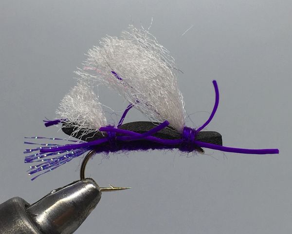 One Dozen (12) Chubby Chernobyl Black/Purple- Strike Fly Company
