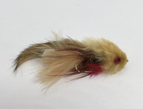 Six (6) - Butt Monkey - Tan - Streamer – Strike Fly